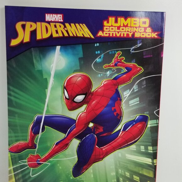 Marvel | Toys | Spider Man Gigantic Coloring Book And Activity Book ...